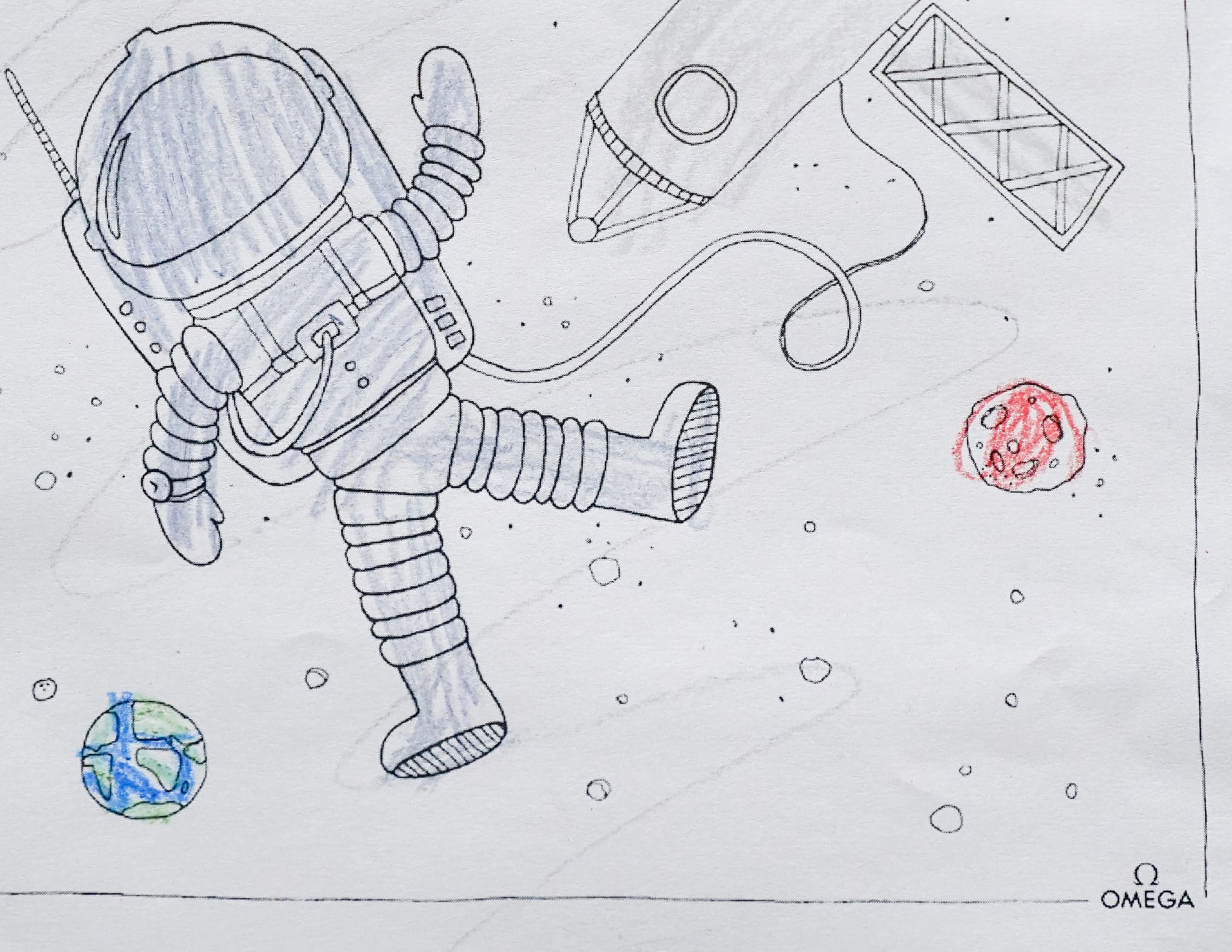 Omega Releases a Free Downloadable Coloring Book | Two Broke Watch Snobs