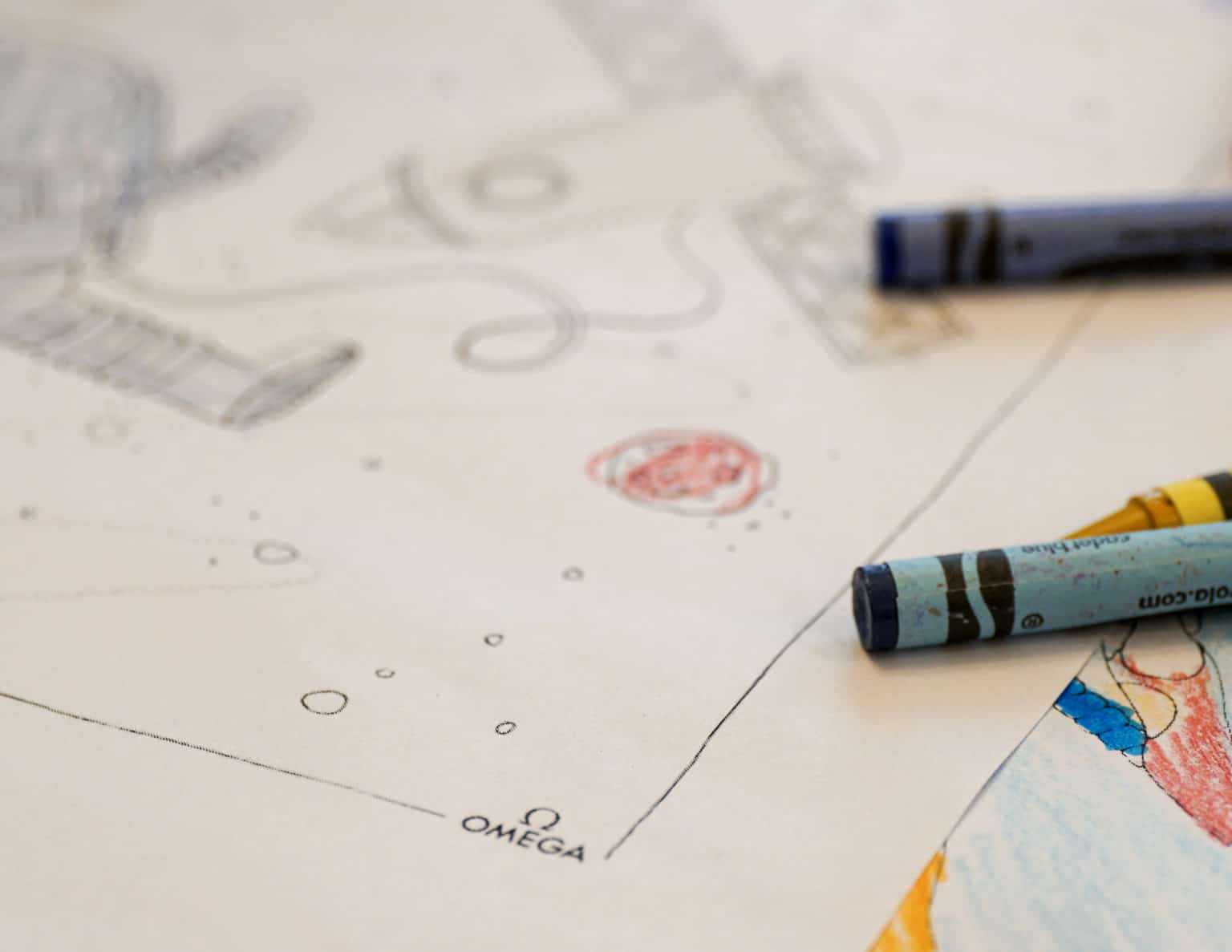 Omega Releases a Free Downloadable Coloring Book | Two Broke Watch Snobs