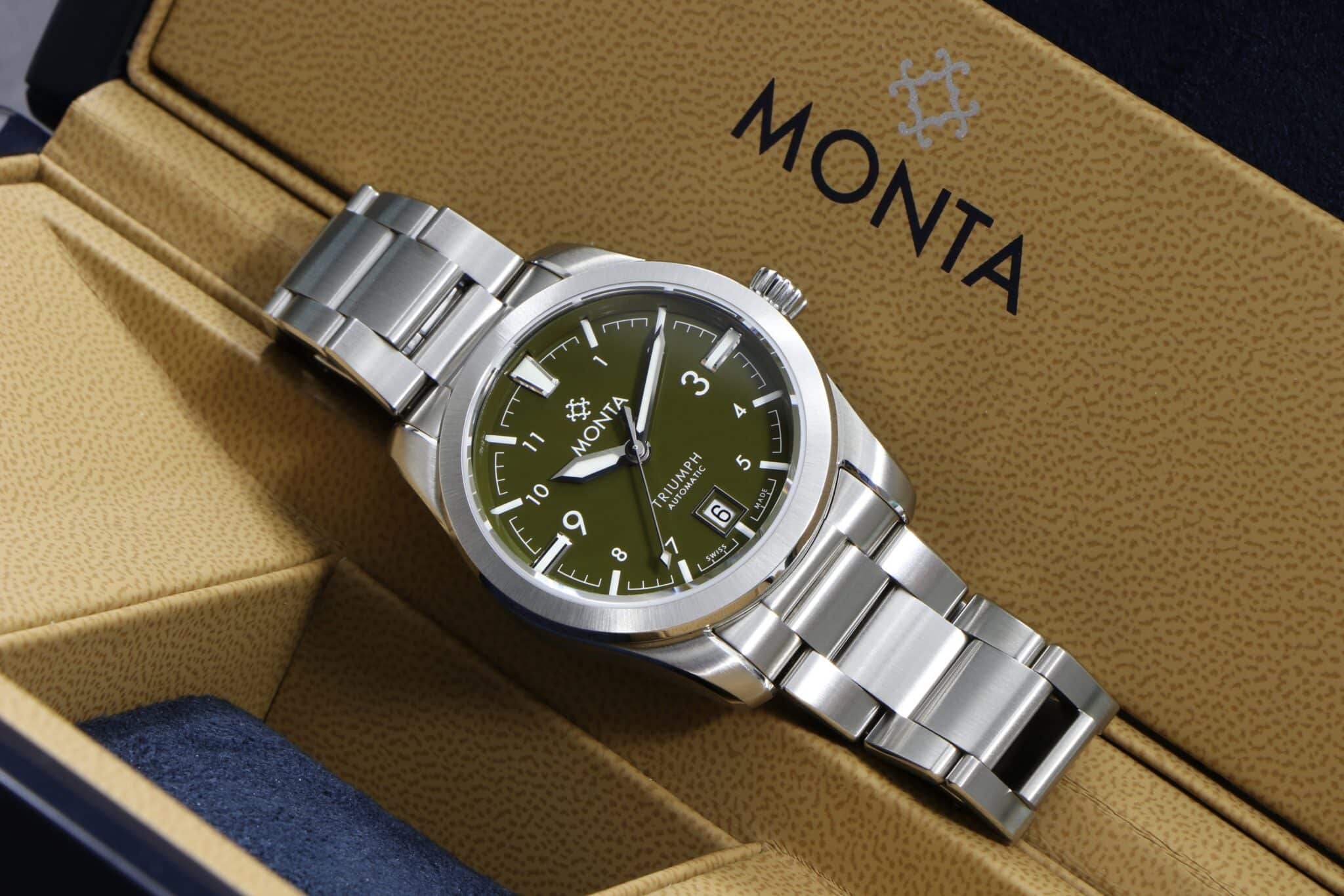 Monta Triumph With A Military Green Dial Marks New Chapter For The ...