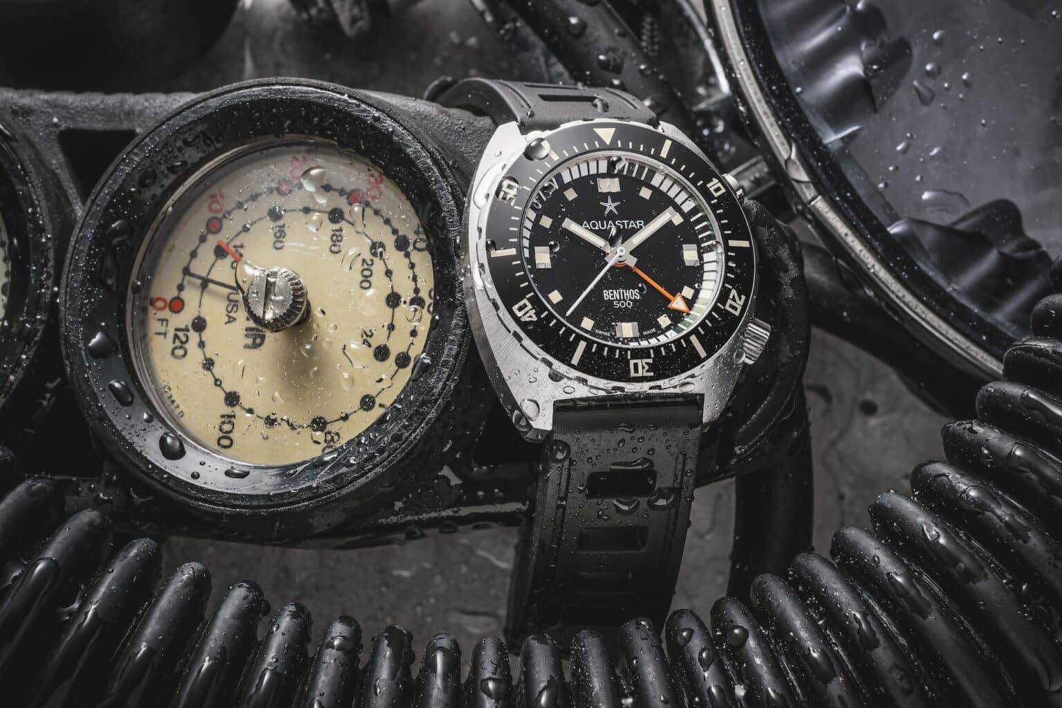 Aquastar Benthos 500 Founder's Edition Chronograph | Two Broke Watch Snobs