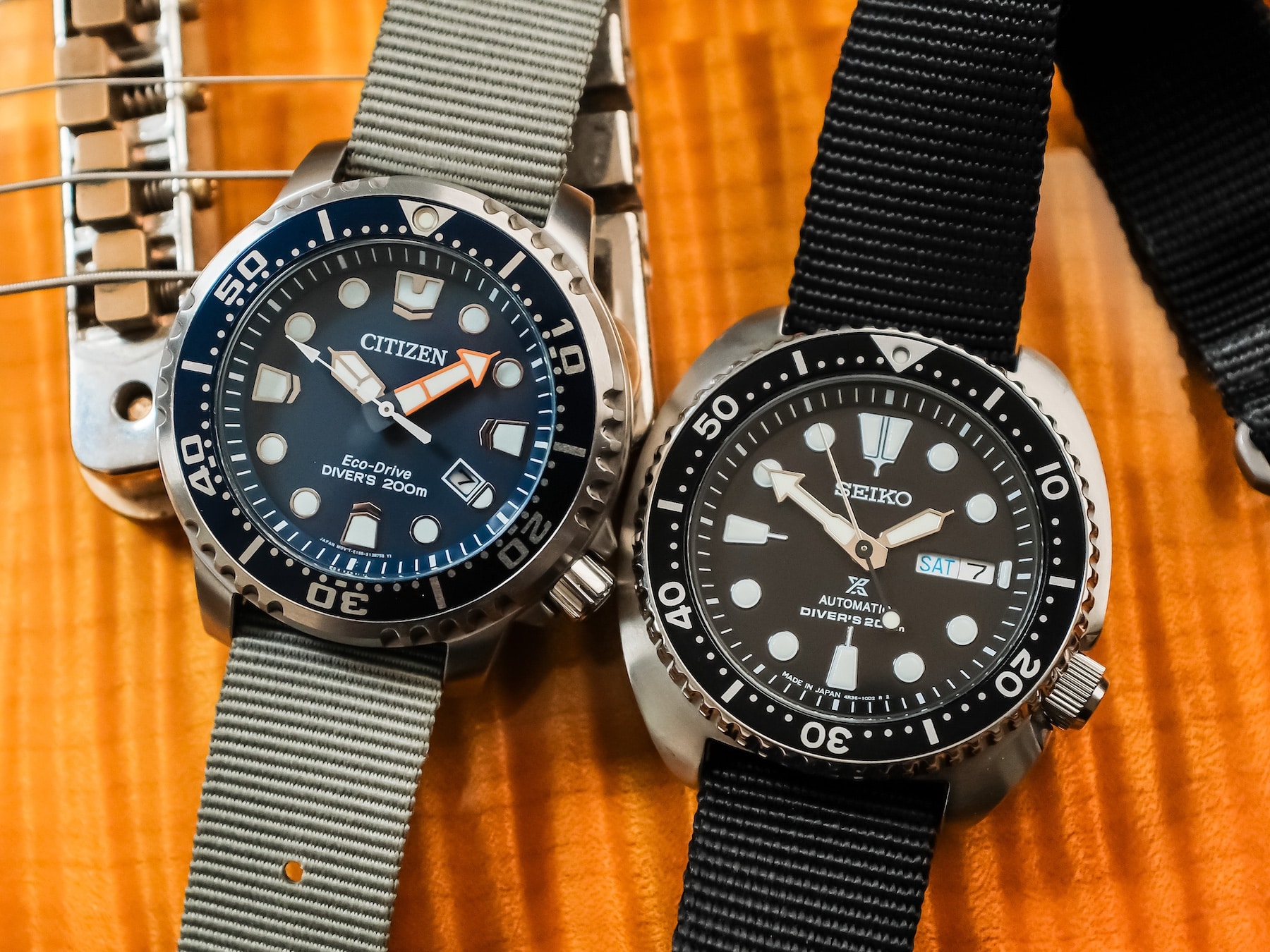 Citizen Promaster vs Seiko Turtle: Affordable Dive Watch Showdown