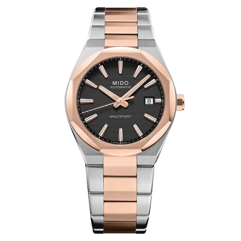 This New Mido Integrated Bracelet Watch Streamlines the Multifort 8 ...